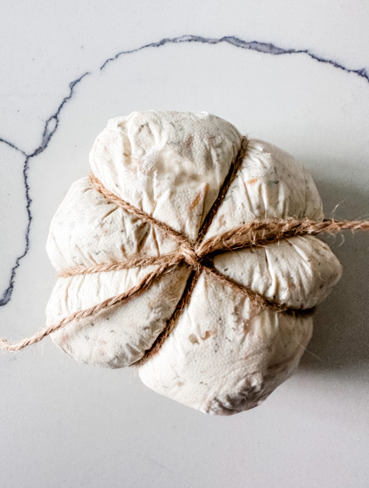 Easy Lightened Up Pumpkin Shaped Cheeseball - Pound Dropper