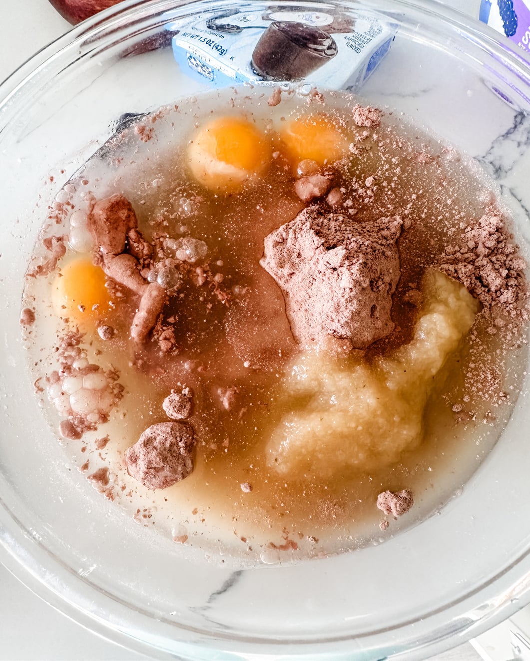 Lightened Up Chocolate Peppermint Poke Cake - Pound Dropper