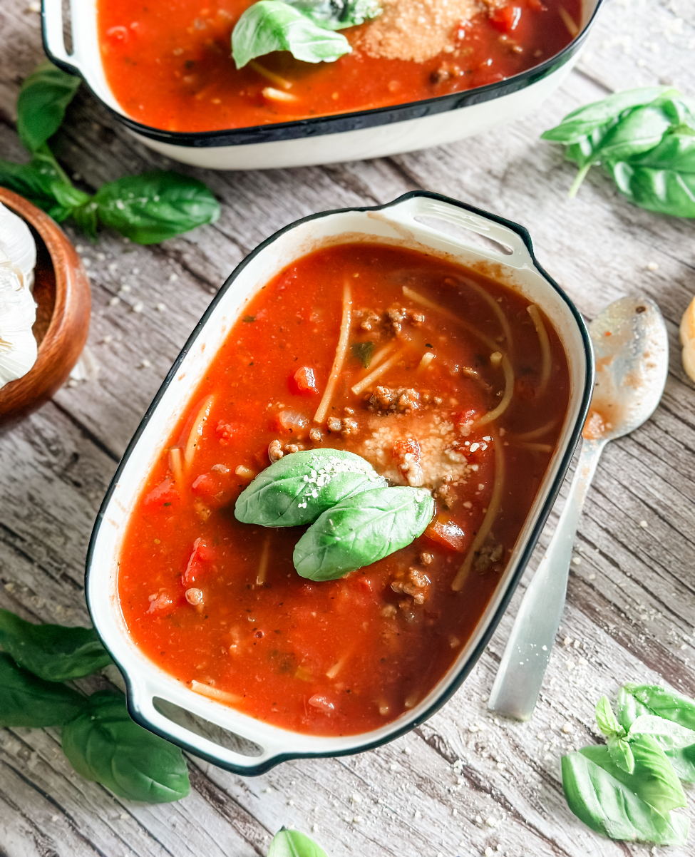 Skinny Spaghetti Soup - Pound Dropper