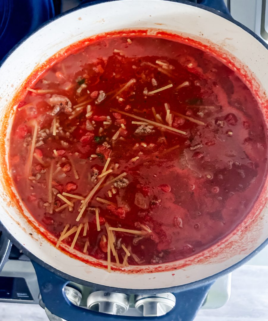 Skinny Spaghetti Soup - Pound Dropper