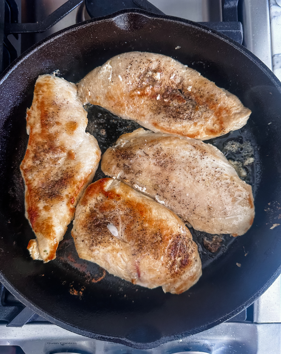 Pan-Roasted Chicken in a Creamy Whole Grain Mustard Sauce - Pound Dropper