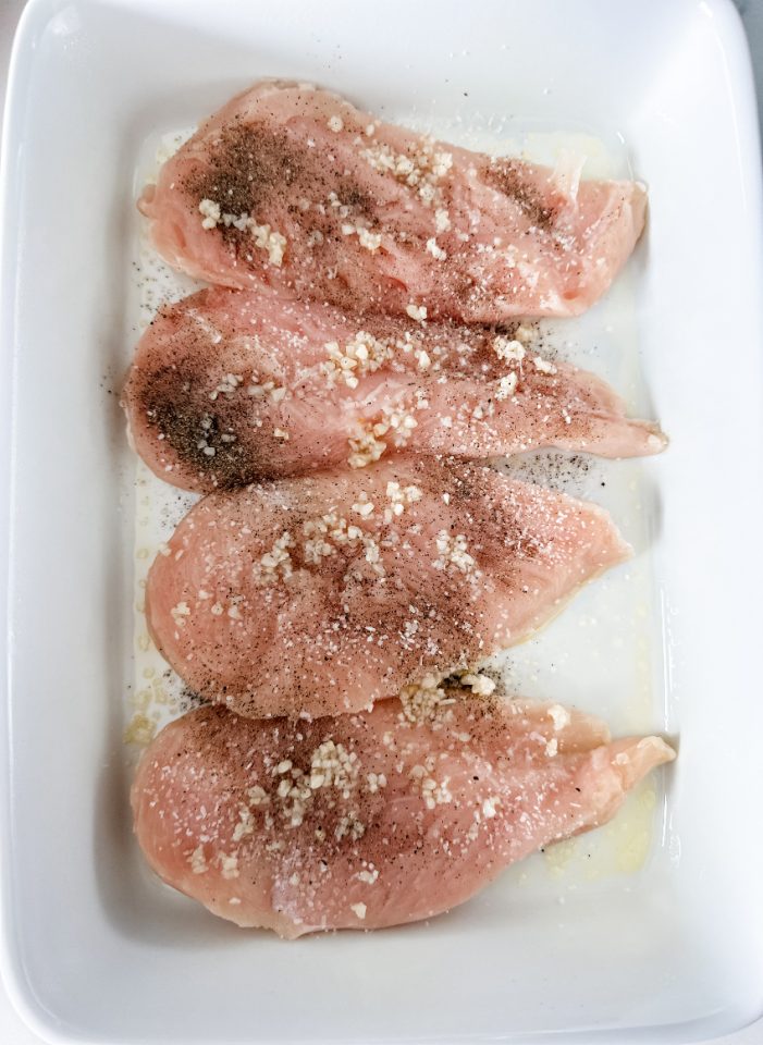 Lightened Up Pesto Chicken Bake - Pound Dropper