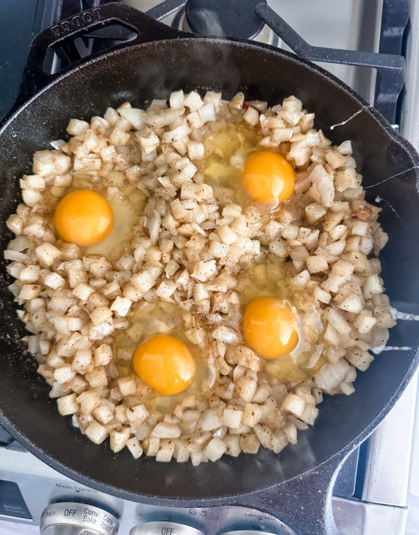 Country Breakfast Hash Brown Skillet - Pound Dropper