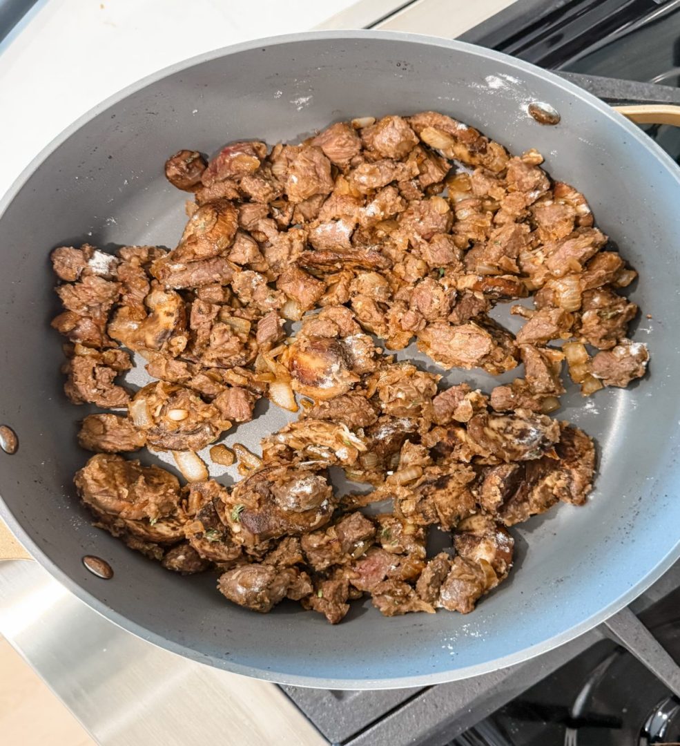 One Pan Beef Stroganoff - Pound Dropper
