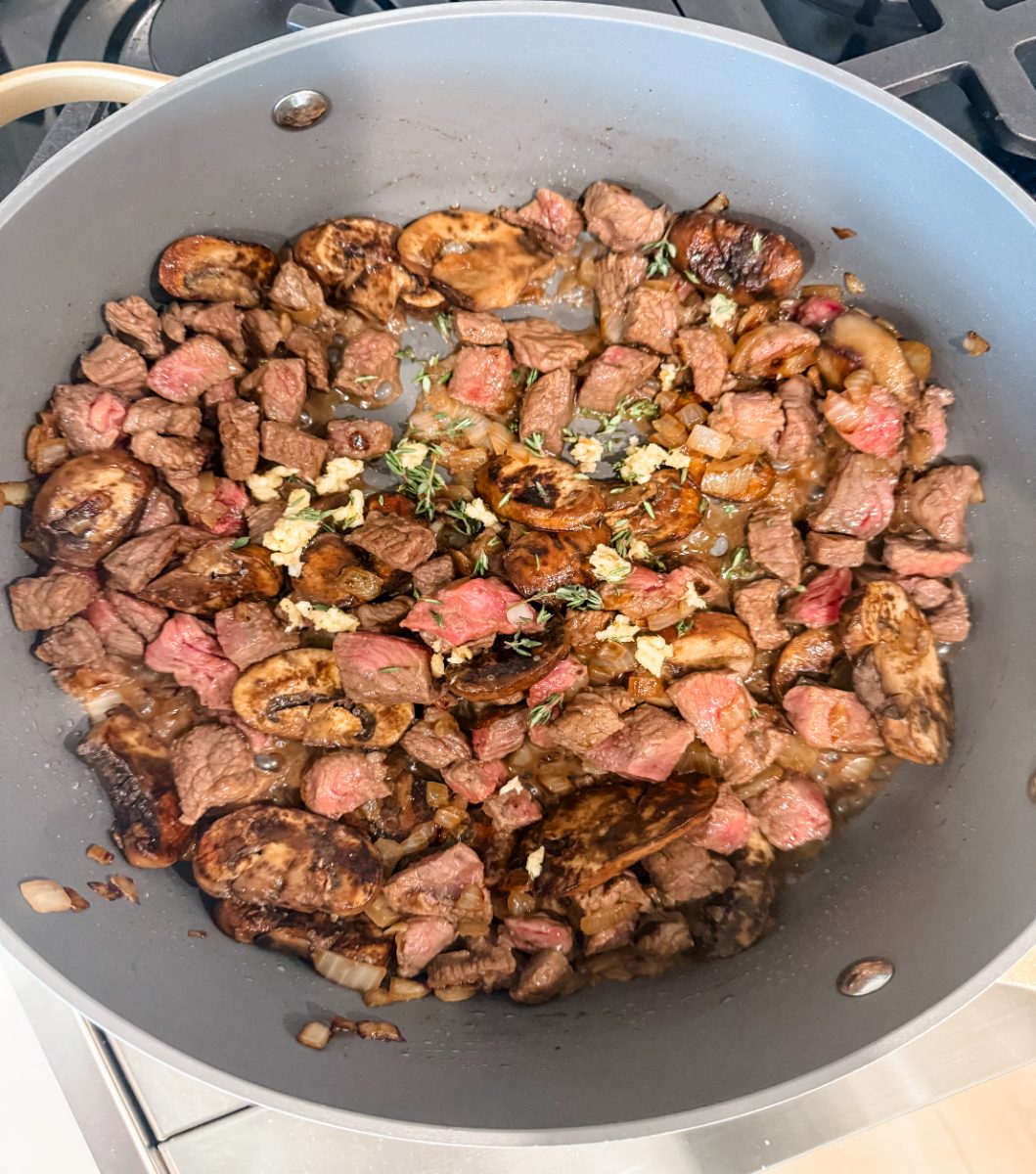 One Pan Beef Stroganoff - Pound Dropper