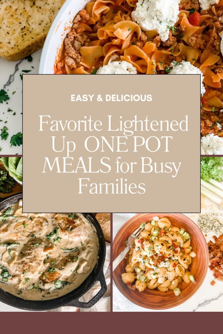 Favorite Lightened Up One Pot Meals - Pound Dropper