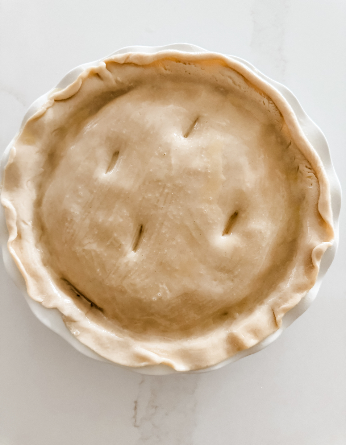 Easy Lighter Chicken Pot Pie - Pound Dropper