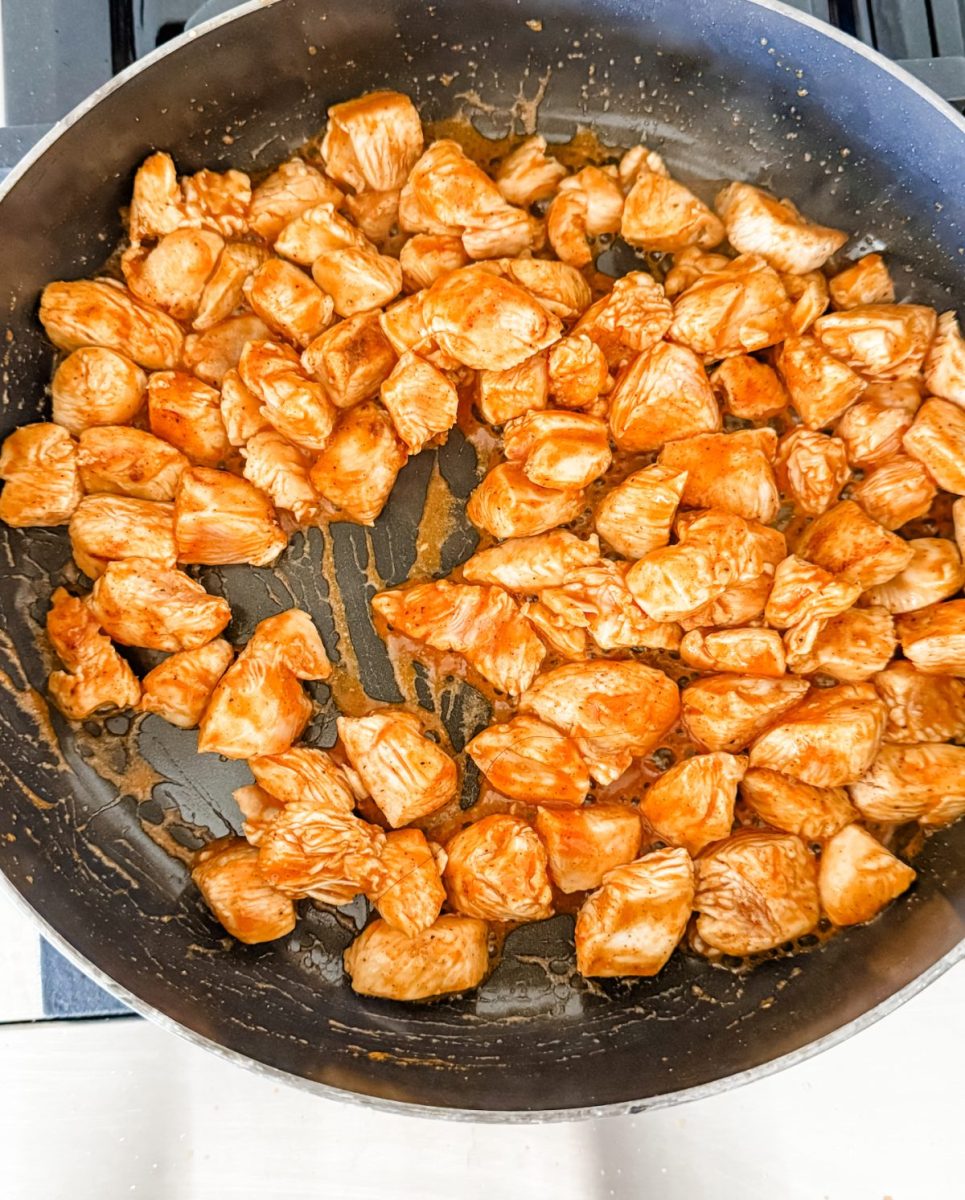 Chopped Buffalo Chicken Salad - Pound Dropper