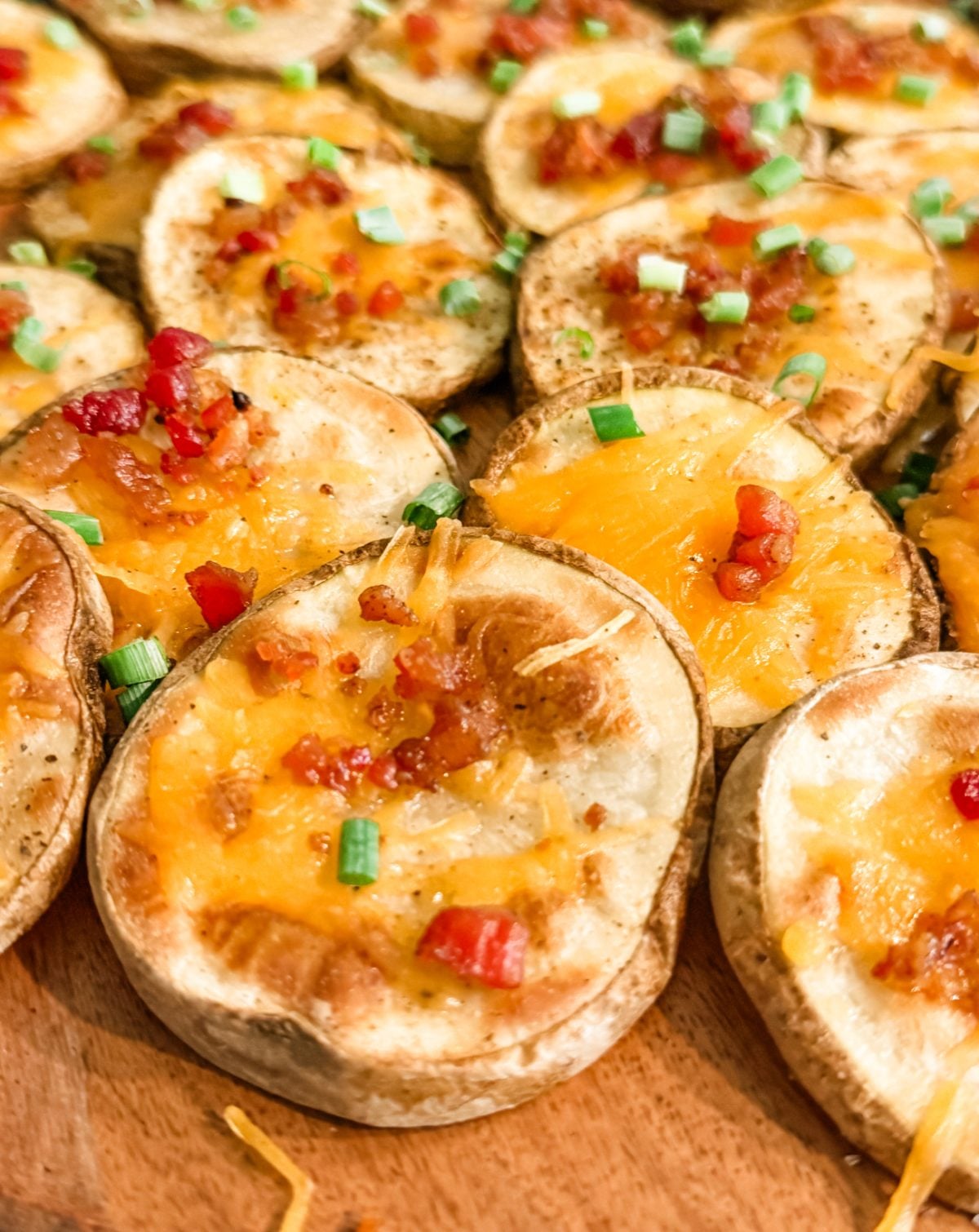 Easy Loaded Potato Slices - Pound Dropper
